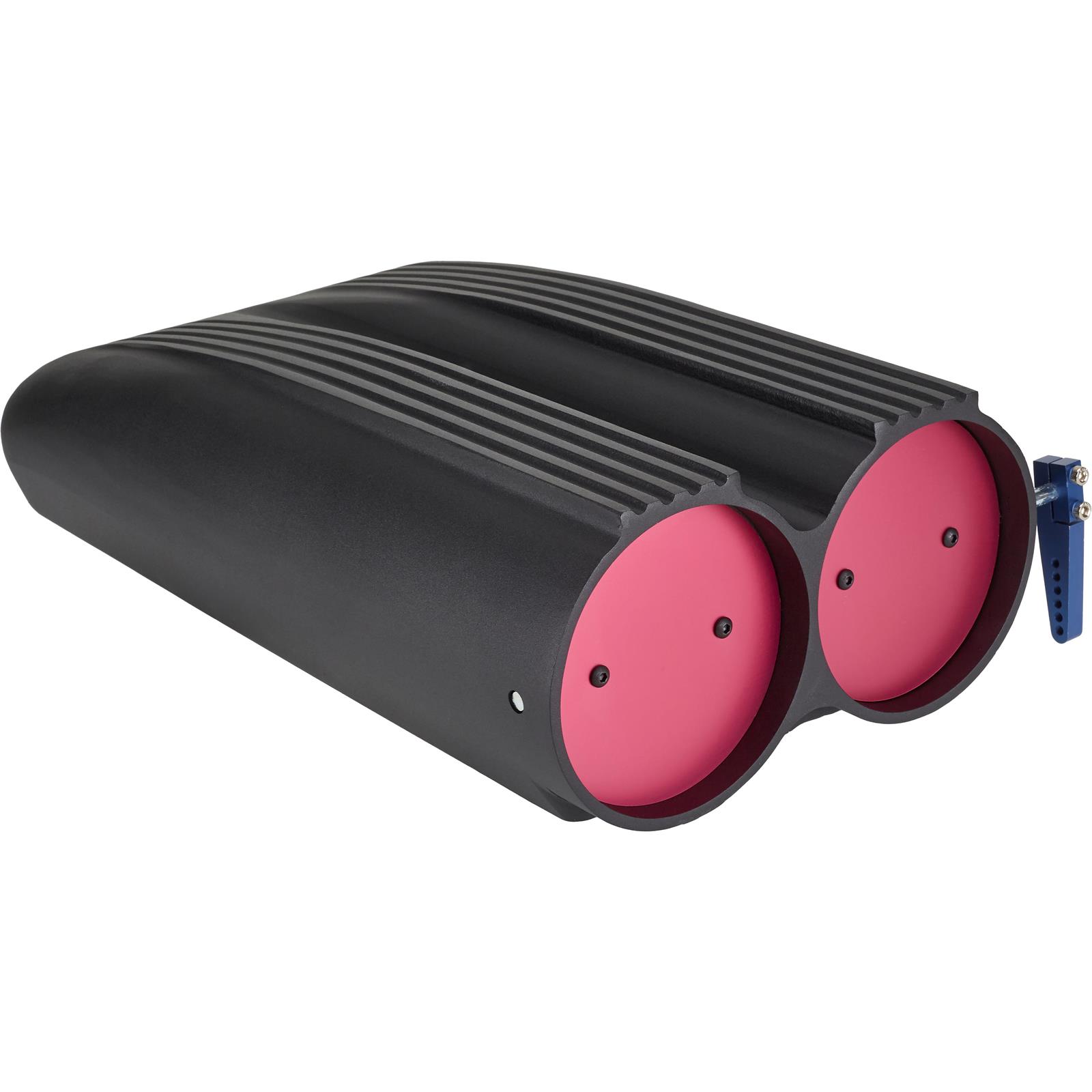 Finned Aluminum Shot Gun Style Air Scoop, Black