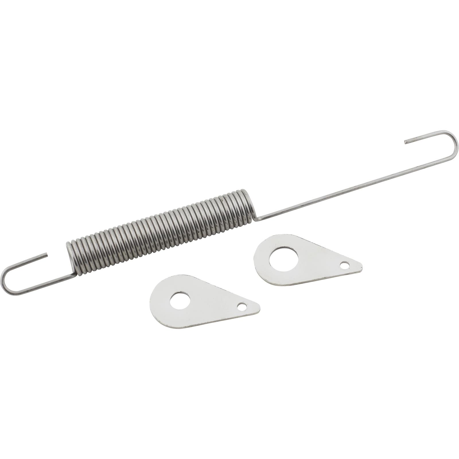 Brake Pedal Return Spring With Mounting Tabs, Stainless Steel
