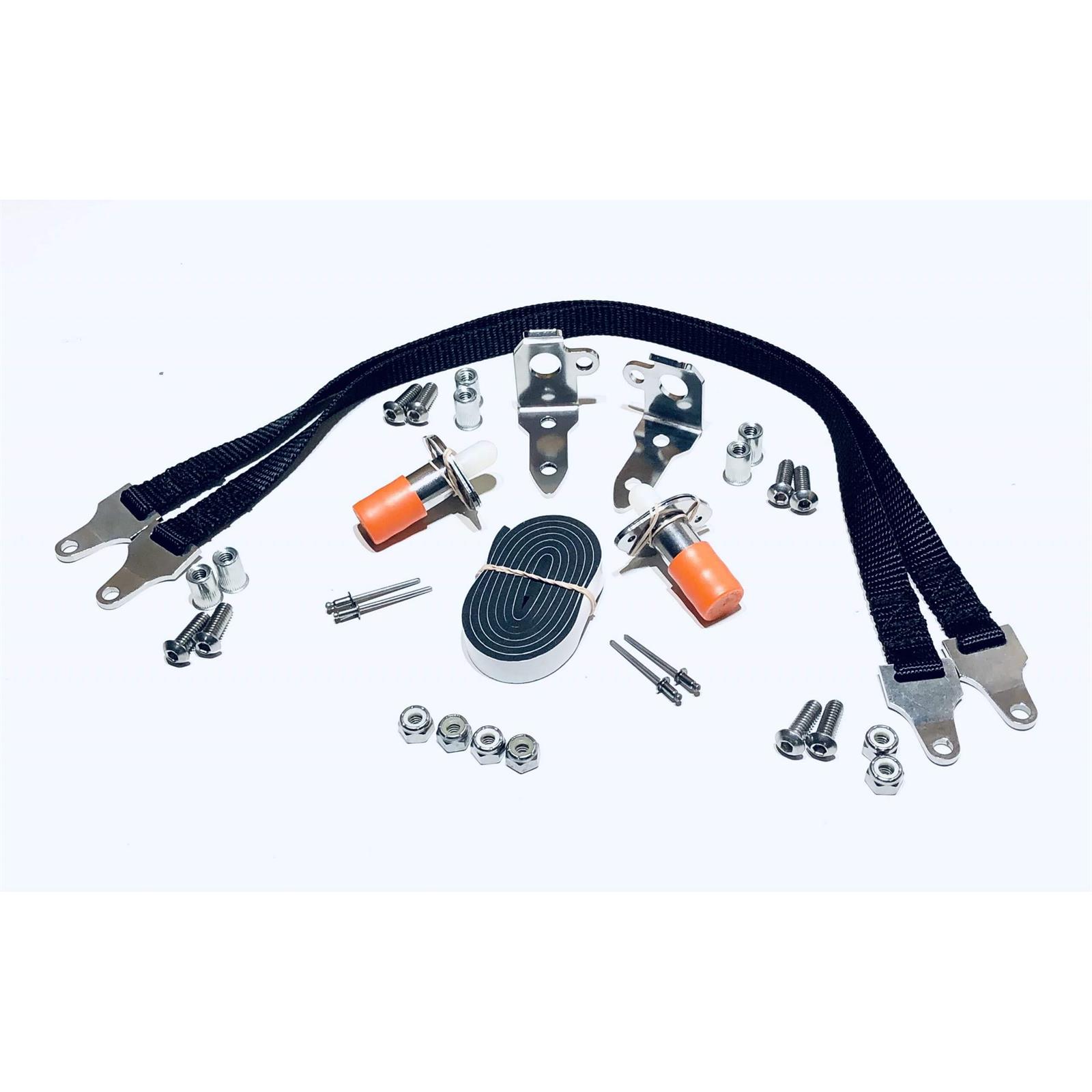 Hidden Latch Tether Kit, Ford/Chevy, 21 Inch