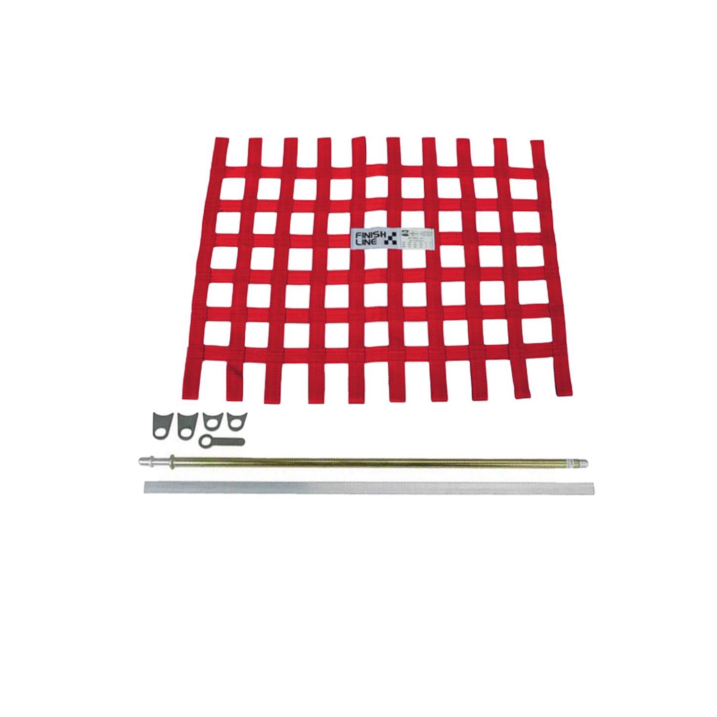 Finishline Racing Window Safety Net and Installation Kit SFI 27.1