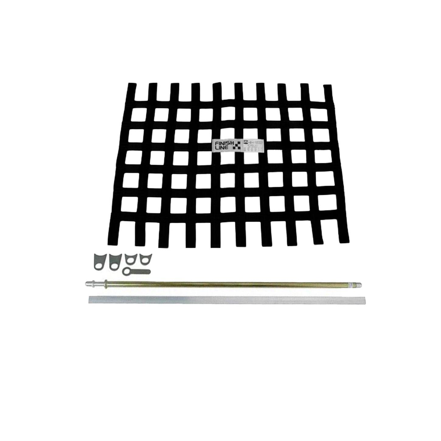 Finishline Racing Window Safety Net and Installation Kit SFI 27.1