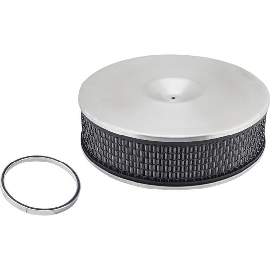 14 Inch Mini Velocity Stack Flat Base Air Cleaner Premium Filter