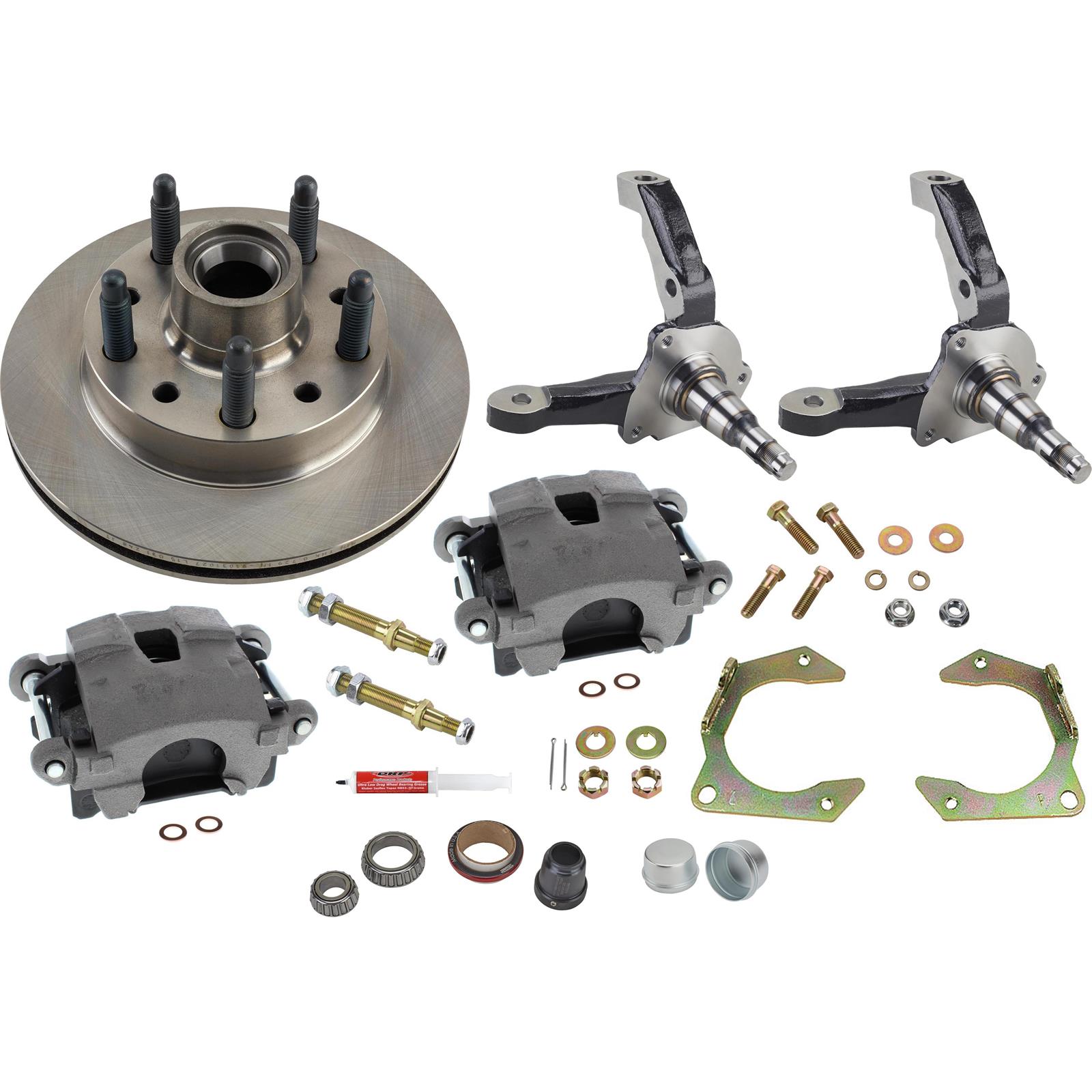 Low Friction Hybrid Rotor/Pinto Spindle Conversion w/HD Rotors