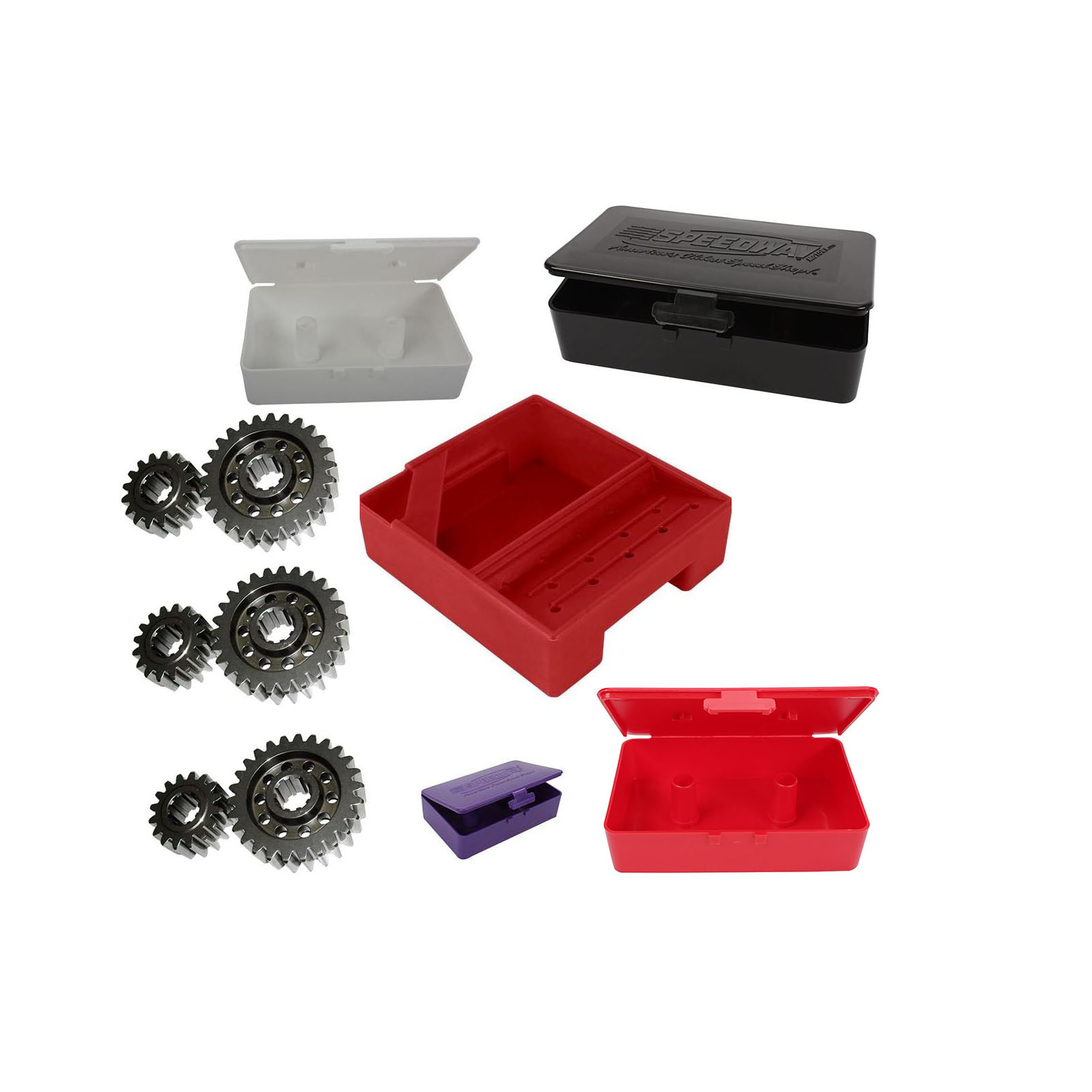 Speedway Drain Pan, Storage Case PEM Racing Quick Change Gear Kit