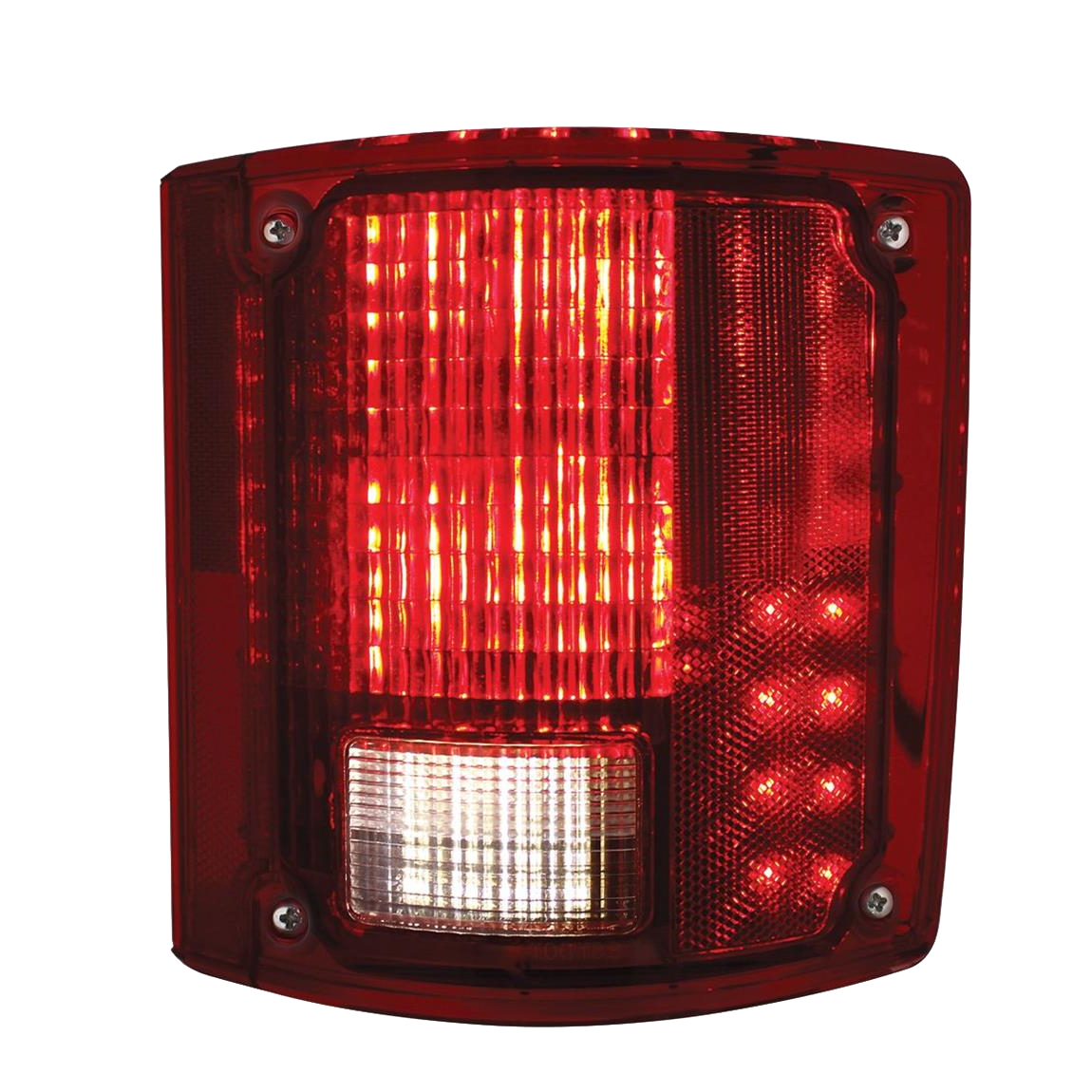 United Pacific 1973-1987 LED Tail Light Lens Kit, w/Flasher