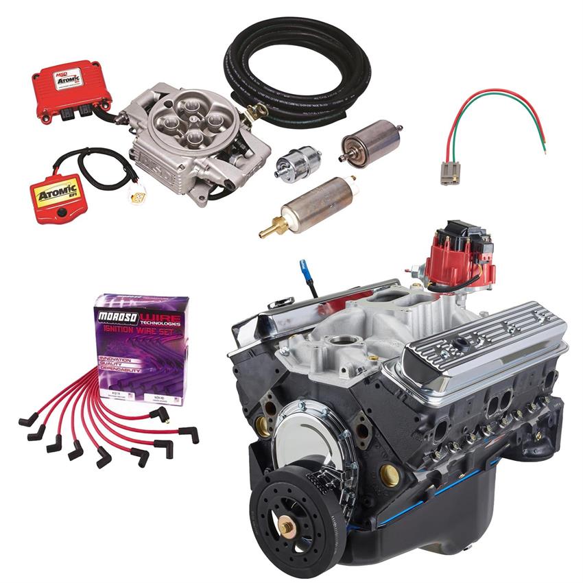BluePrint 355 Crate Engine Kit, MSD Atomic EFI