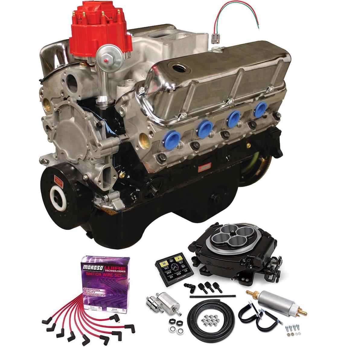 BluePrint 347 Small Block Ford Crate Engine Kit,Sniper EFI, Blk