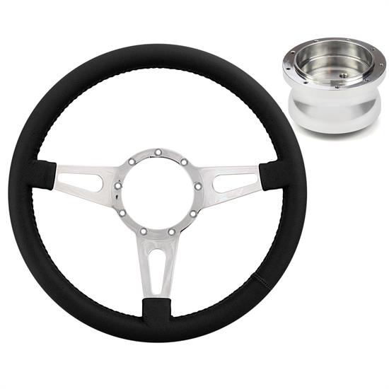 Lecarra Mark 4 Supreme Steering Wheel with Hub Adp Kit, Plastic