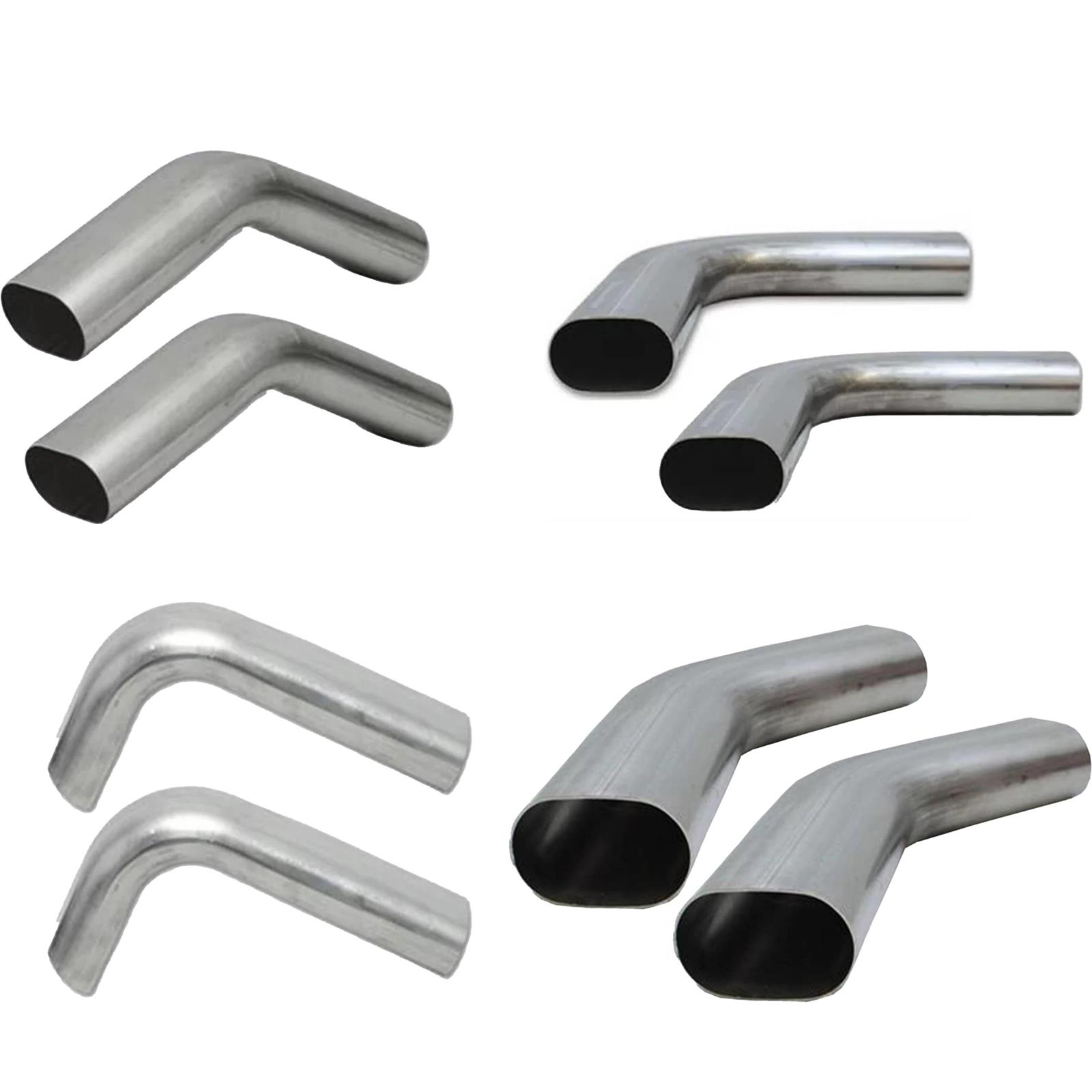 Speedway Motors 91607023 Exhaust Bend Kit, Oval, 3 In, Stainless