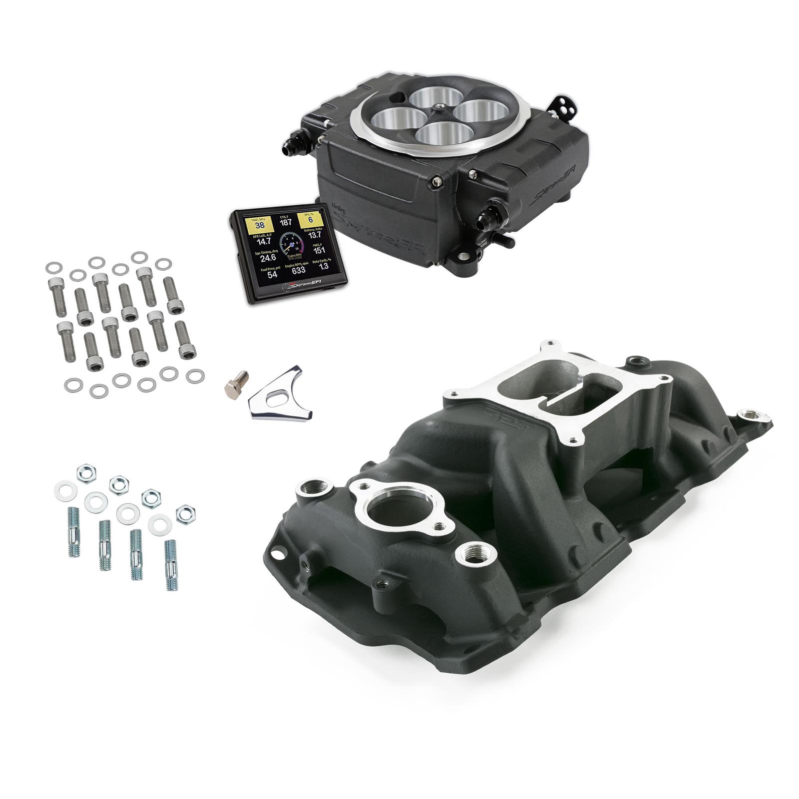 Small Block Chevy Eliminator Intake & Sniper 2 EFI Conversion Kit