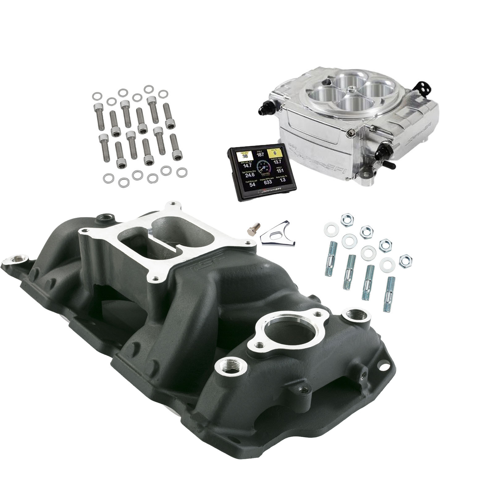 Small Block Chevy Eliminator Intake & Sniper 2 EFI Conversion Kit