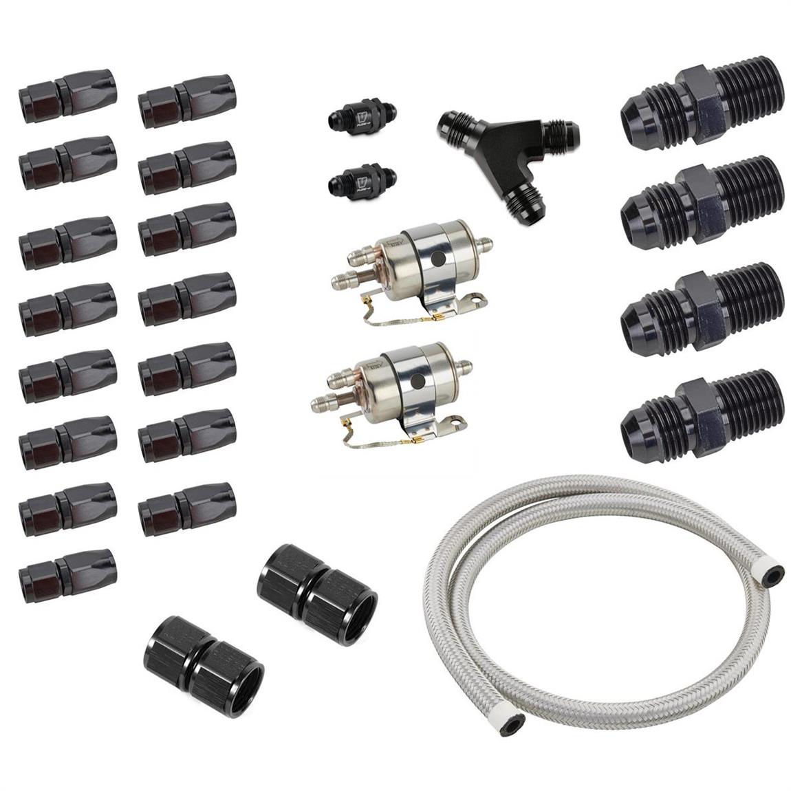 Speedway Fuel Filter/Fuel Regulator, Hose And Fittings Kit