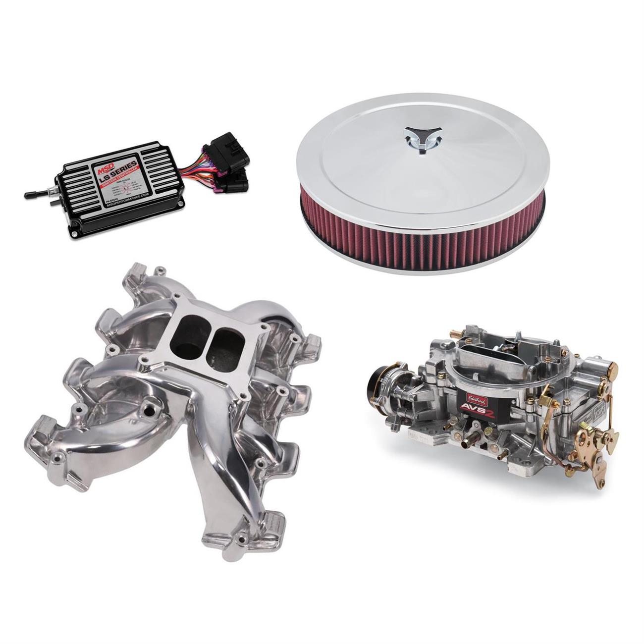 Chevy LS Dual Plane Carburetor Manifold Swap