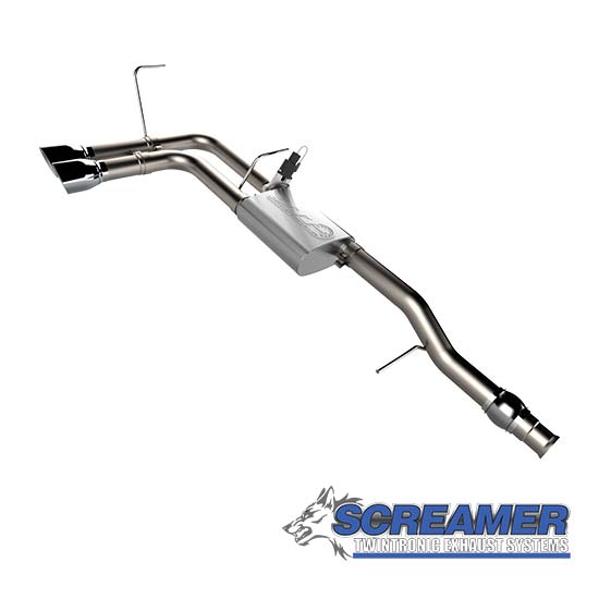 QTP 410014 Screamer Exhaust System, Cat Back, Kit