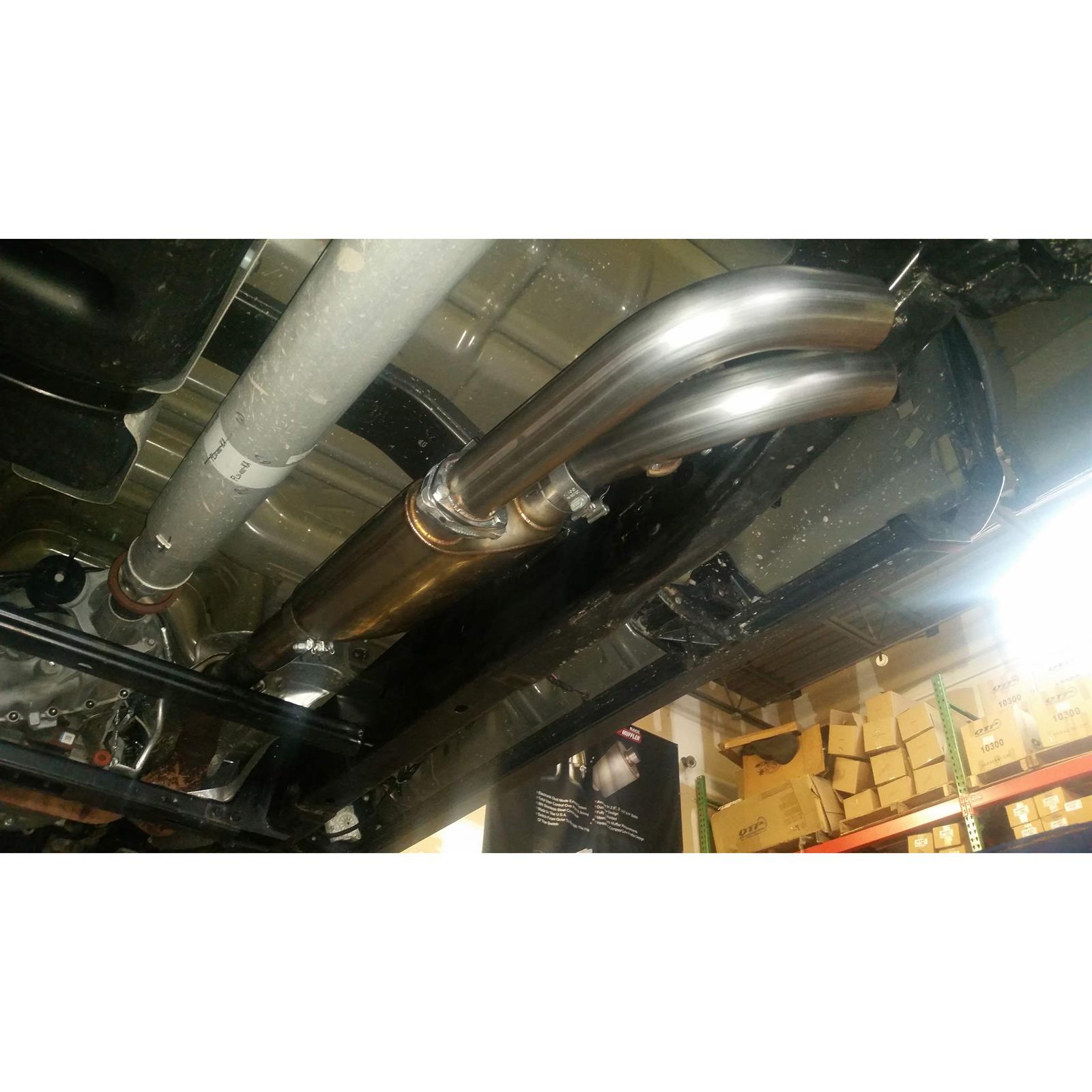 QTP 440015B Screamer Exhaust System, Cat Back, Kit