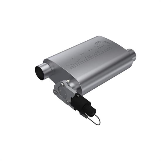 QTP 13250C Screamer Mufflers, Turbo-style/Straight-through, Each