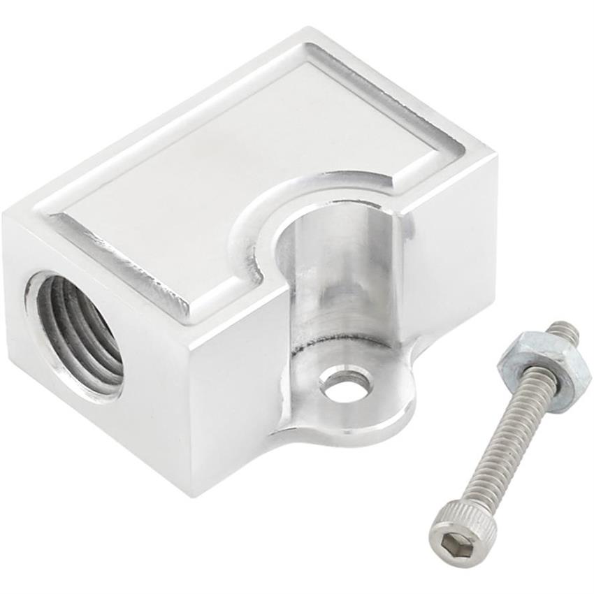 Two-Port Aluminum Fuel Block, 1/4 NPT In/Out