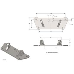 TH350 Transmission Wishbone Mount