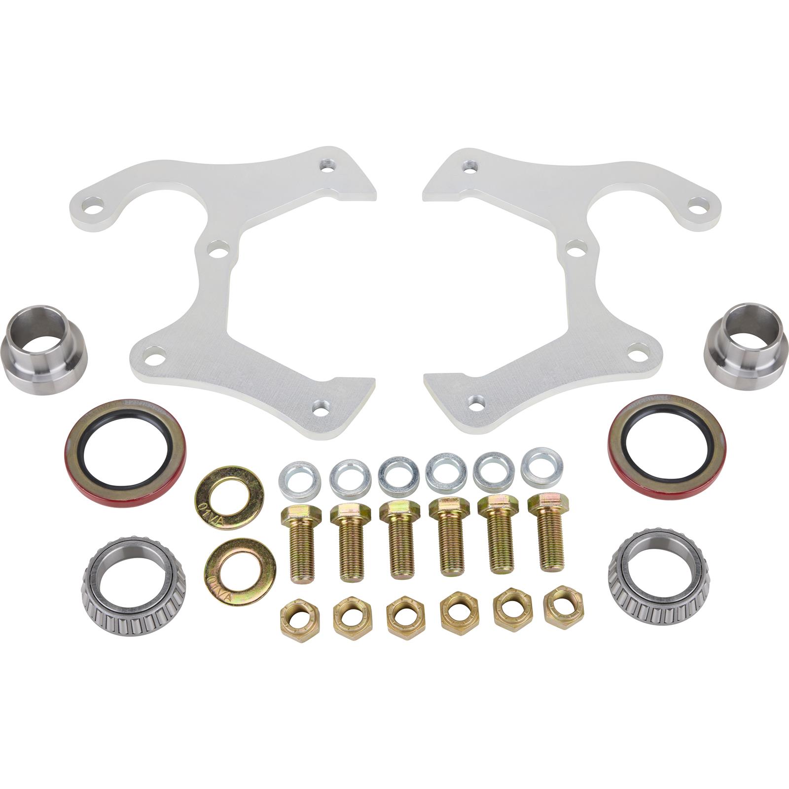 Basic Disc Brake Kit, 1969-77 GM Caliper to Ford Spindle, 5 on 4-1/2In