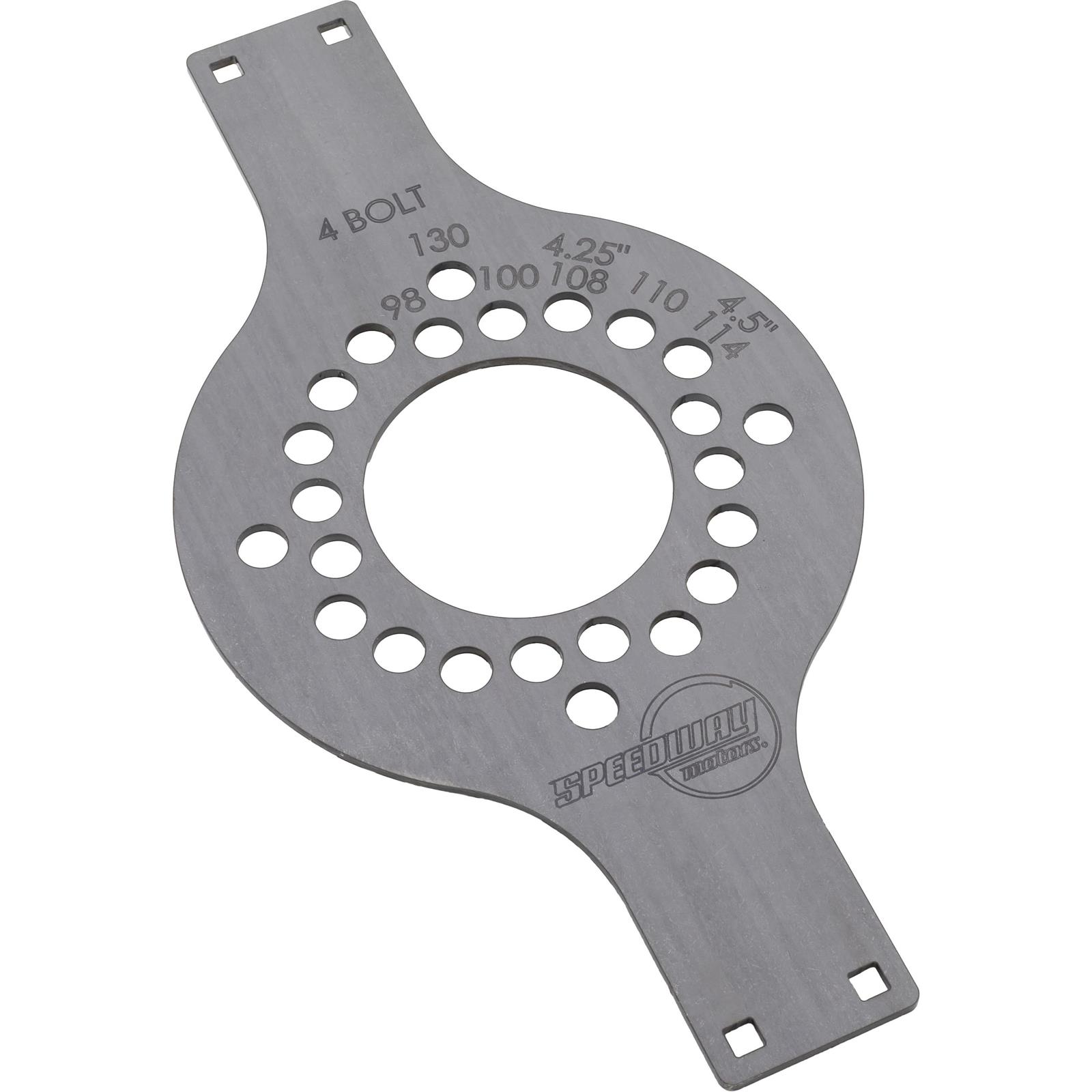 WheelWise™ Wheel Fitment Tool Center Plate, 4-Lug Patterns