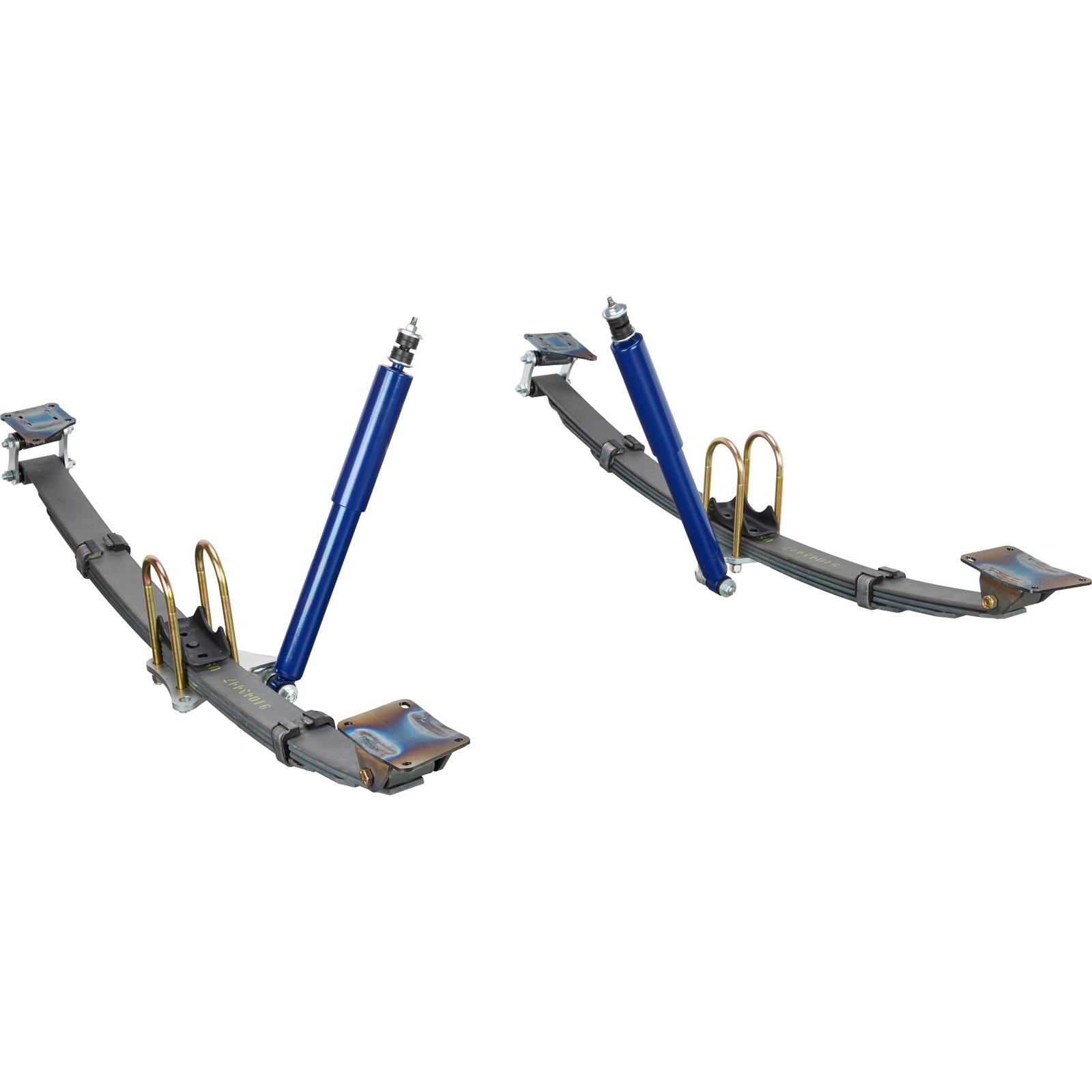 1949-54 Chevy Car Leaf Spring Rear Suspension Kit, 2-in Drop