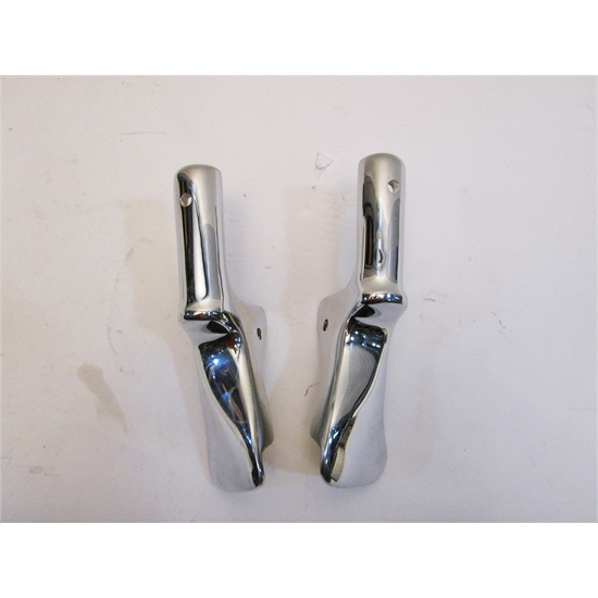Garage Sale - 1915-25 Model T Short Style Windshield Posts, Chrome