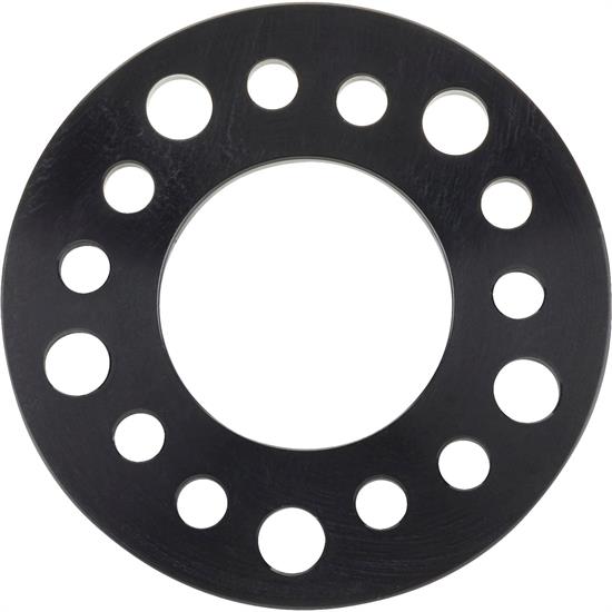 Aluminum Wheel Spacer, 3/8 Inch Thick, Black Anodized