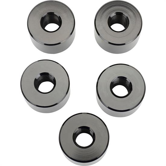 Aluminum Wide 5 Wheel Spacers, 1 Inch, Set/5