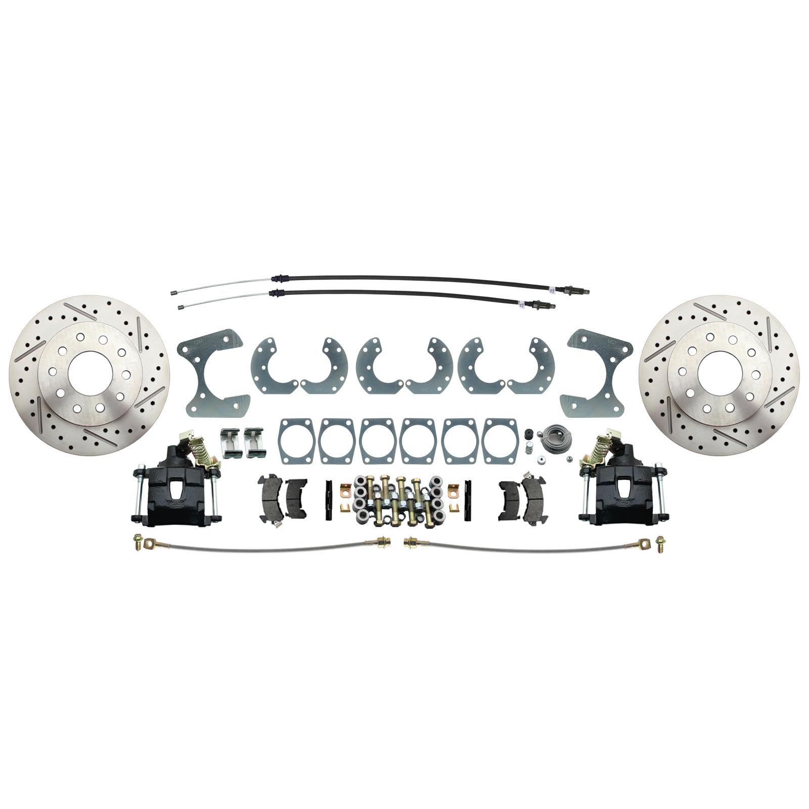 Universal Ford 9 Inch Rear-End Disc Brake Conversion Kit, Black