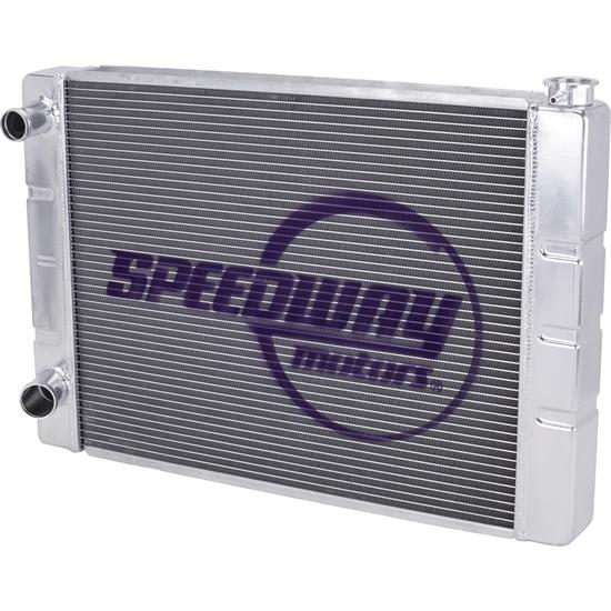 Speedway Double Pass Aluminum Radiator, Ford-Mopar