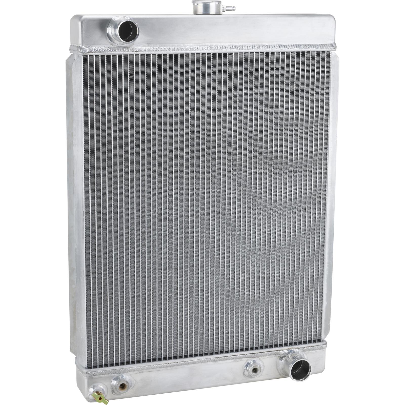 Universal Aluminum Radiator - 27 Inch Tall, Passenger Side Outlet