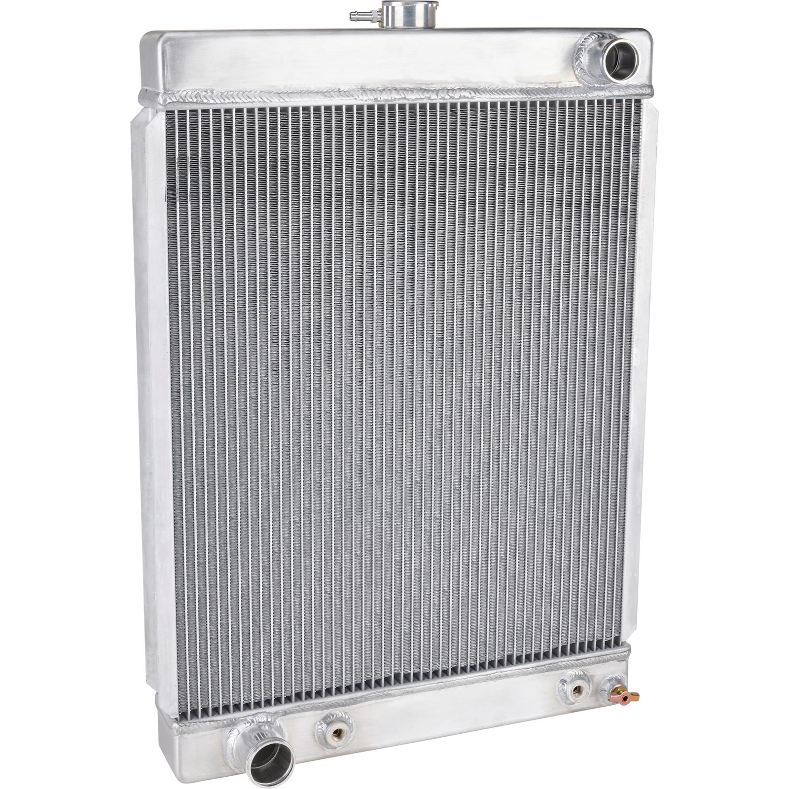 Universal Aluminum Radiator - 27 Inch Tall, Driver Side Outlet