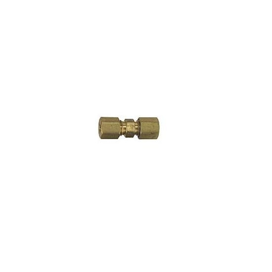 Brass Compression Tube Fitting, Straight Union