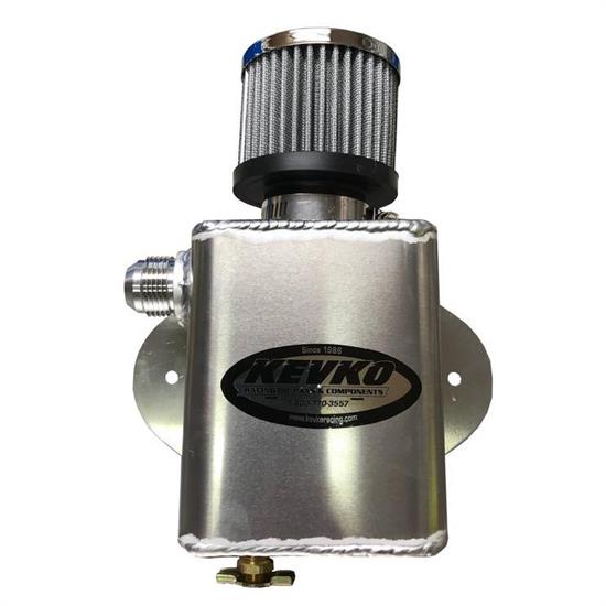 Kevko K9085 Remote Breather Tank, with 1-1/2 Inch Filter