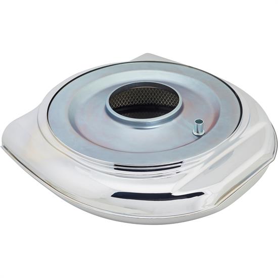 Retro Air Cleaner, Steel, 1951-56 Cadillac/Oldsmobile, Chrome