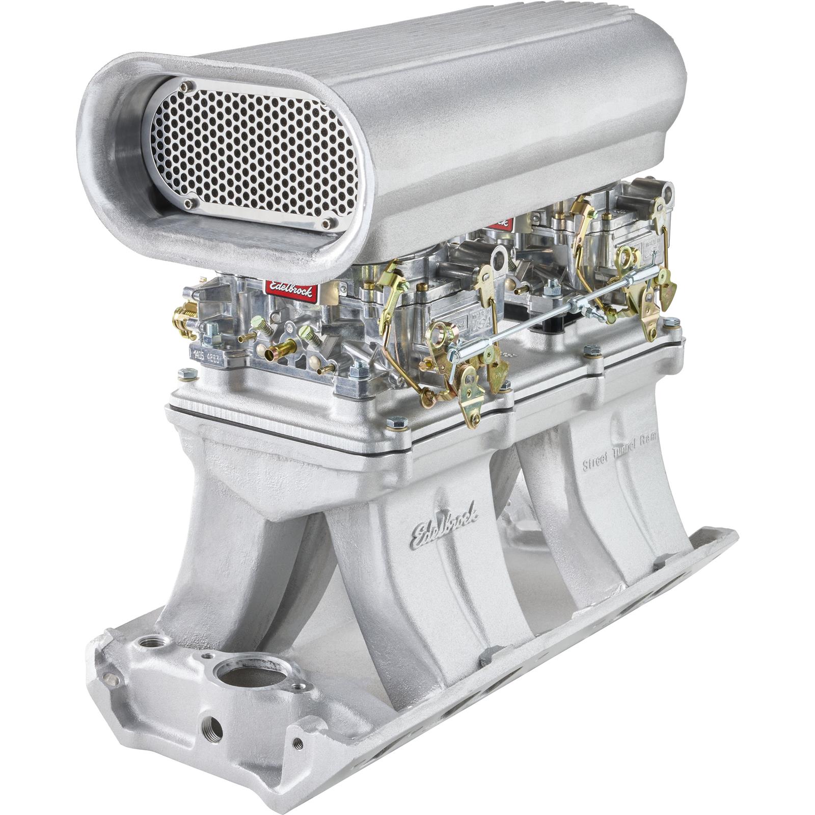 Big Block Chevy Street Tunnel Ram Kit, Raw Scoop