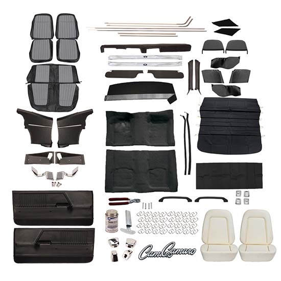 Complete Houndstooth Interior Kit for 1969 Camaro Coupe