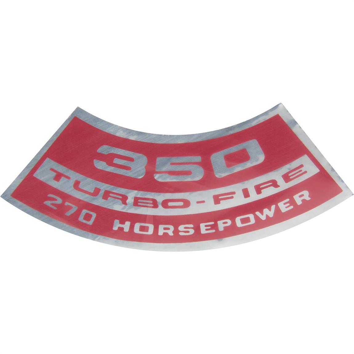 Jim Osborn DC0006 Air Cleaner Turbo Fire 350 270 HP Decal
