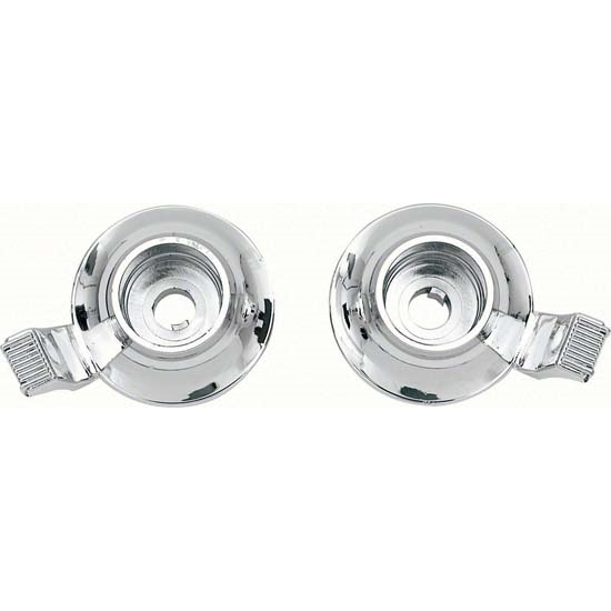 OER K657 Reproduction Radio/Stereo Knobs, 69-70 Camaro, Chrome, Pair