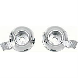 OER K657 Reproduction Radio/Stereo Knobs, 69-70 Camaro, Chrome, Pair