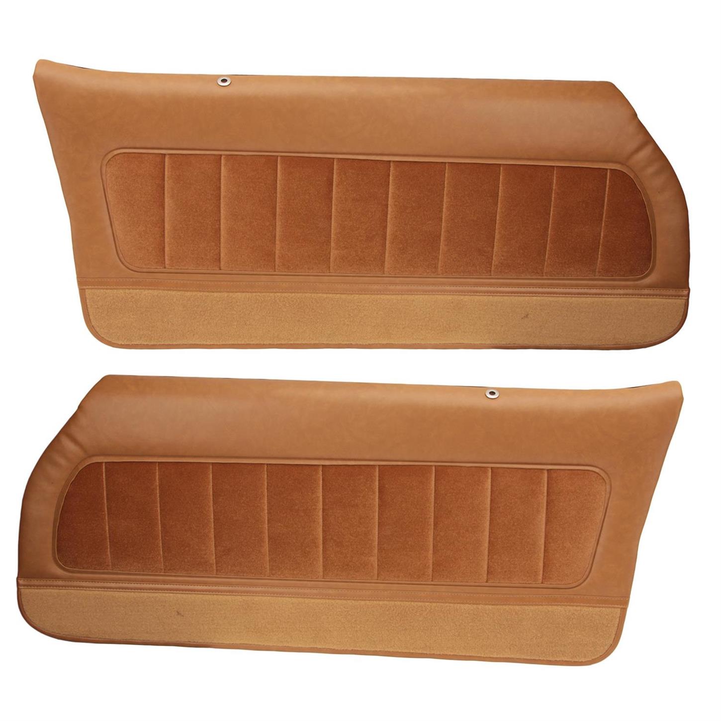 PUI 78FDLT48P Front Door Panels for 78-81 Camaro LT, Pair, Camel