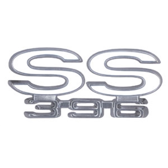 Trim Parts 4601 SS 396 Rear Panel Emblem for 1969 Chevelle, Each