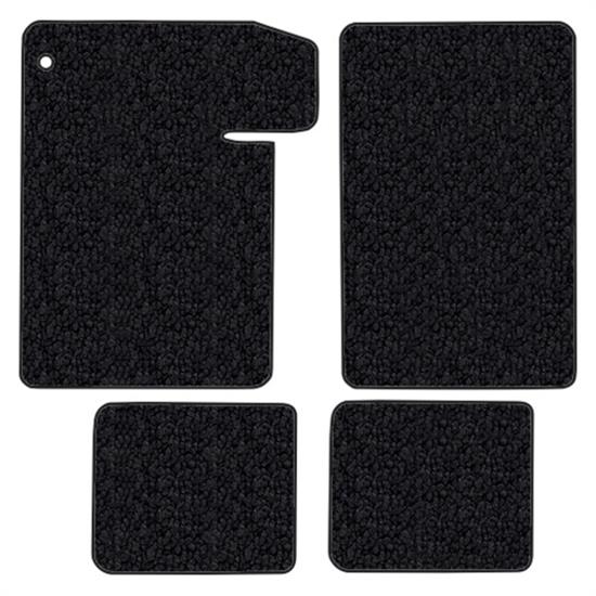 ACC 1964-1967 Chevy Chevelle Loop Floor Mats, 4 Pc, Charcoal