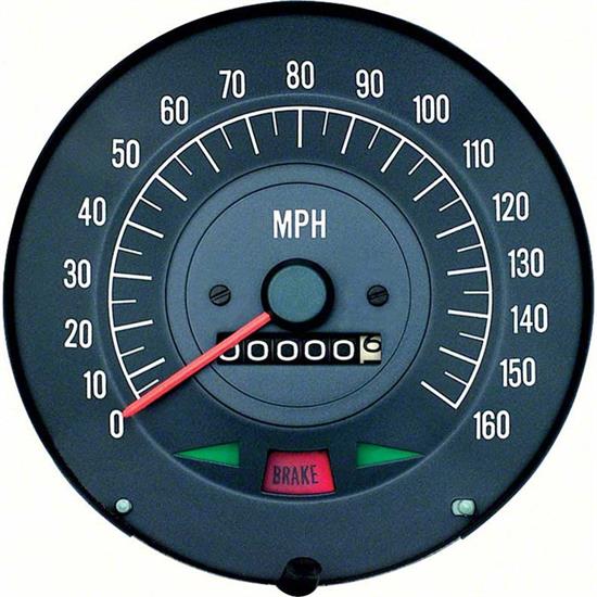 OER 6481933 1968 Firebird Speedometer, 160 MPH, w/Gauges