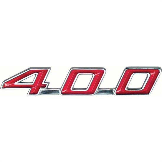 OER 7728616 1967-69 Firebird In400 In Trunk Emblem