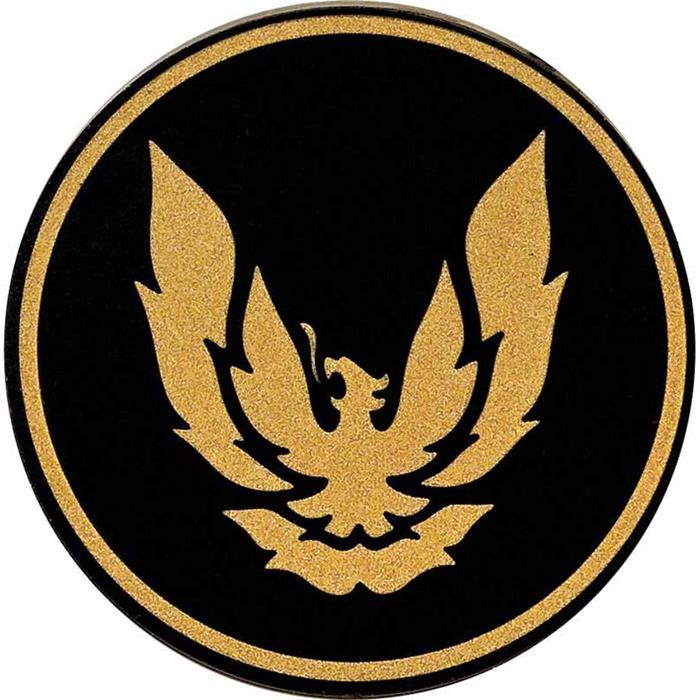OER 10030413 82-92 Firebird Wheel Cap Emblem, Gold/Black