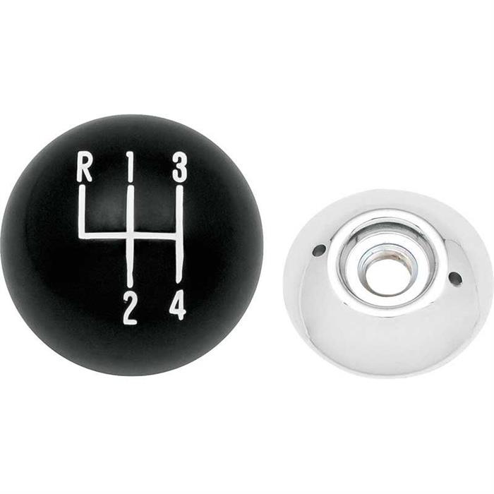 OER 3961437A Black 4-Speed Shift Knob w/3/8 In-16 Thread