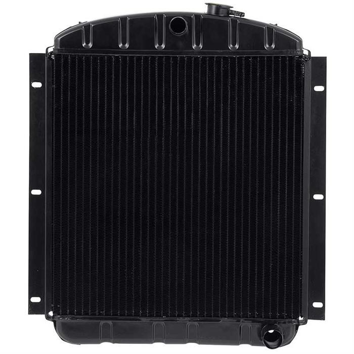OER CRD1564S 48-54 Chevy 1-Ton L6 w/MT 4 Row Copper/Brass Rad