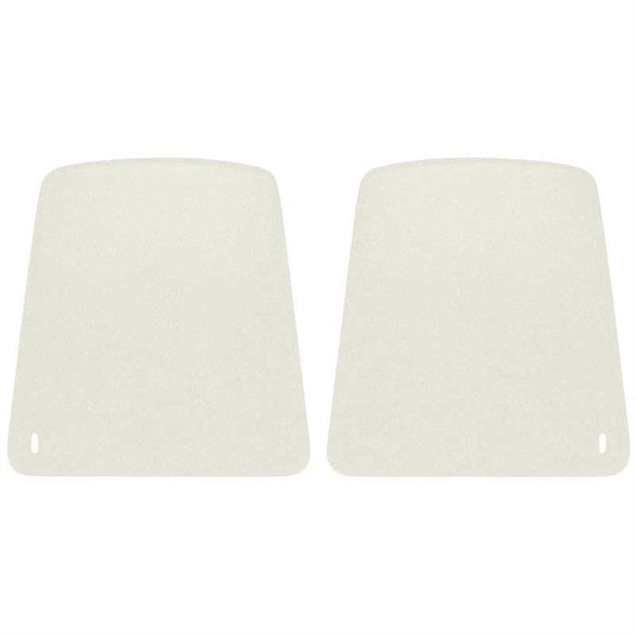 OER K1010 1967-70 Camaro Bucket Seat Back Panels, White