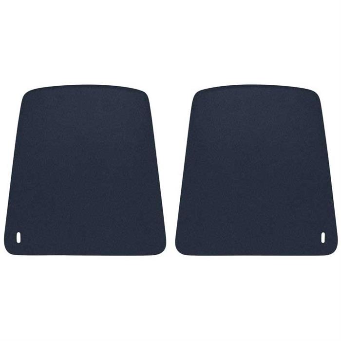 OER K1021 1967-70 Camaro Bucket Seat Back Panels, Black